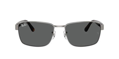 Ray Ban Rb3750 004b1 59 Gunmetal Dark Grey Lenses