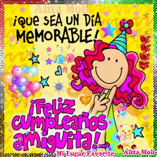 153 Animado Feliz Cumpleaños Amiga  Con Movimiento