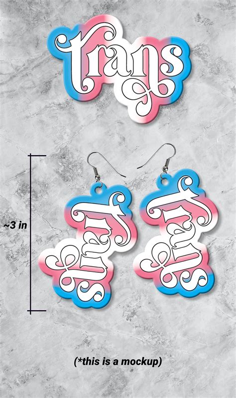 Transgender Label Pin Or Earrings On Storenvy
