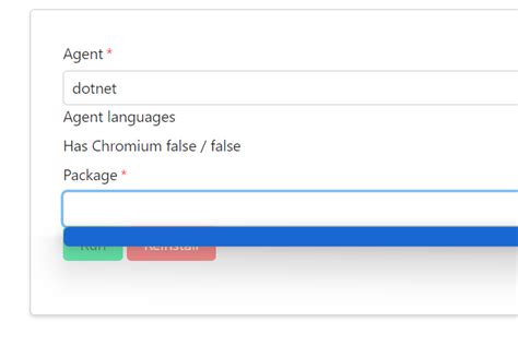 agent can not found dotnet package opencore openiap