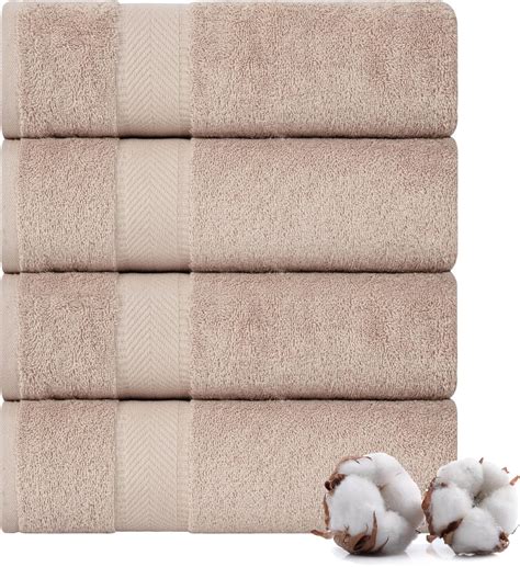 Arkwright Bath Towels Set Of 4 Super Soft 100 Cotton