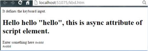 Keyboard Input In Html5 Tech Funda