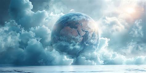Cloud Computing Ecosystem Ai Driven Connectivity Stock Illustration