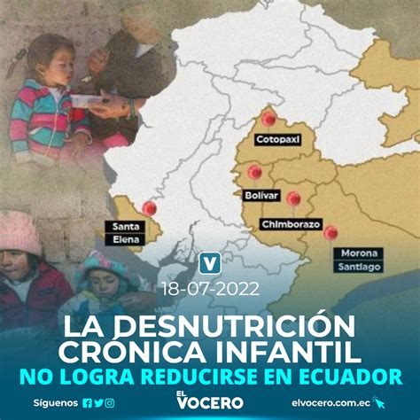 La DesnutriciÓn CrÓnica Infantil No Logra Reducirse En Ecuador El Vocero