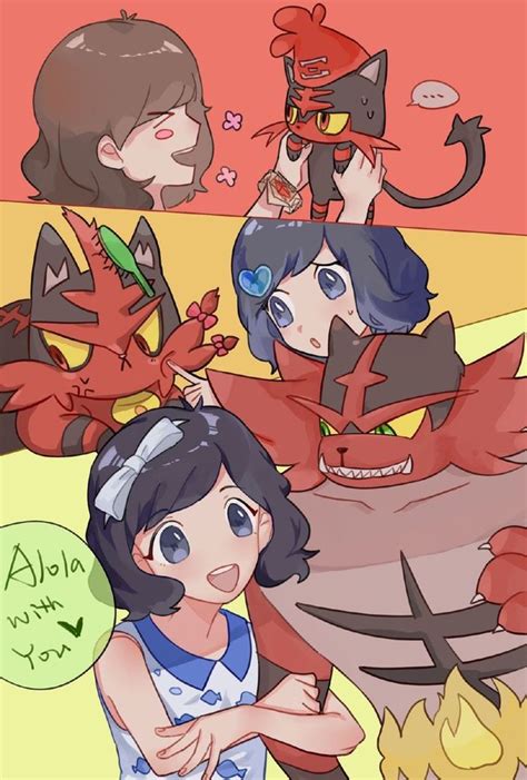 Selene 🌦 Pokémon Sun And Moon Pokemon Incineroar Pokemon Memes