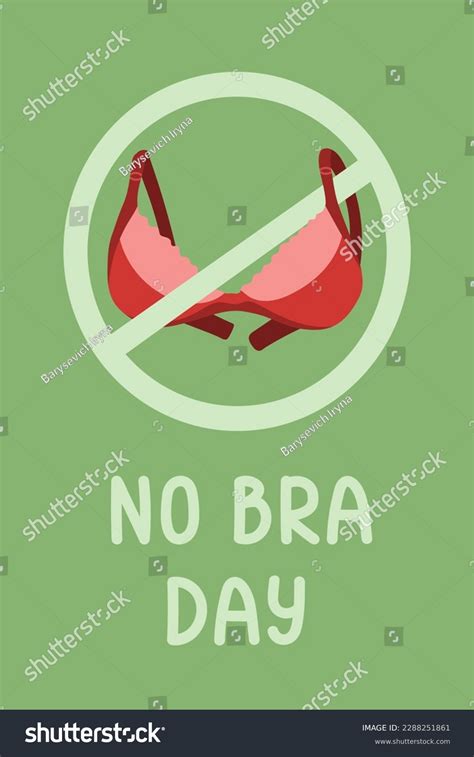 National No Bra Day Illustration 13 Stock Vector Royalty Free 2288251861 Shutterstock