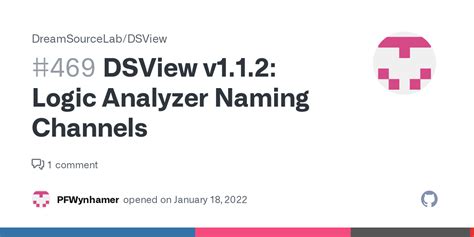 Dsview V Logic Analyzer Naming Channels Issue
