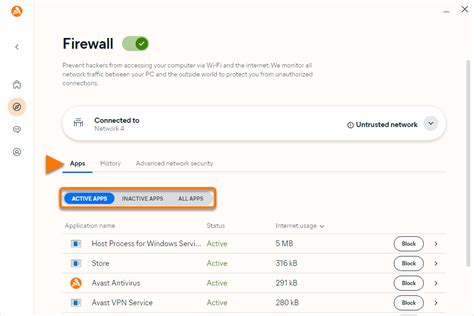 How To Use Avast Firewall Avast