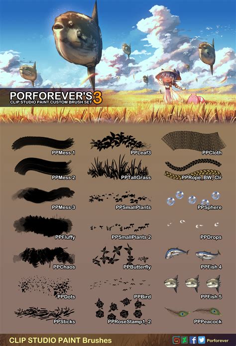 Porforever Custom Brush Set3 By Porforever On Deviantart