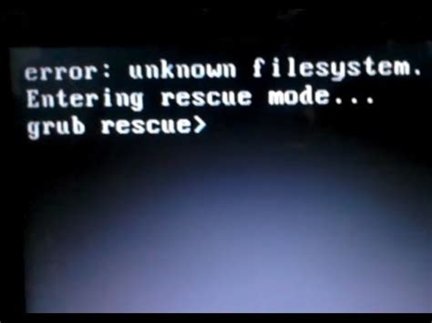 Grub Rescue RESOLVIDO Linux Universe
