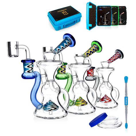 Portable Dab Rig Starter Kit With Recycler Design