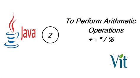 Vitechtalks Corejava Write A Java Program To Perform Arithmeticoperations Youtube