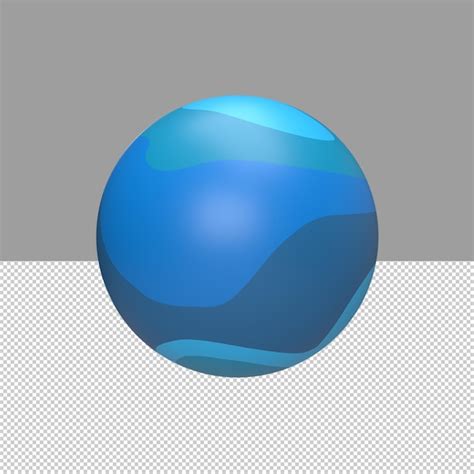 Premium Psd 3d Planet Neptune Rendered Object Illustration