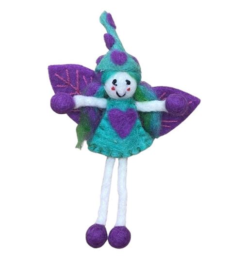 Miss Faery Love Witch Purple Small Little Hearts And Souls