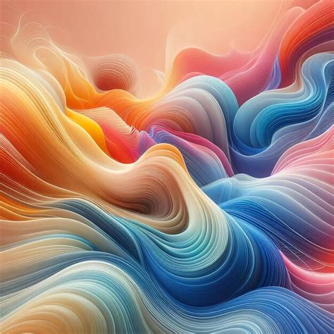 Premium Photo Twisted Tints Dimensional Wave Series Creative Arrangement Of Swirling Color