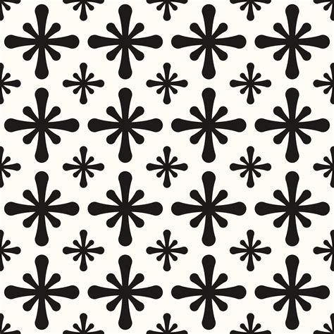 Vector Geometric Abstract Seamless Monochrome Pattern Texture Repeating Background 10382630