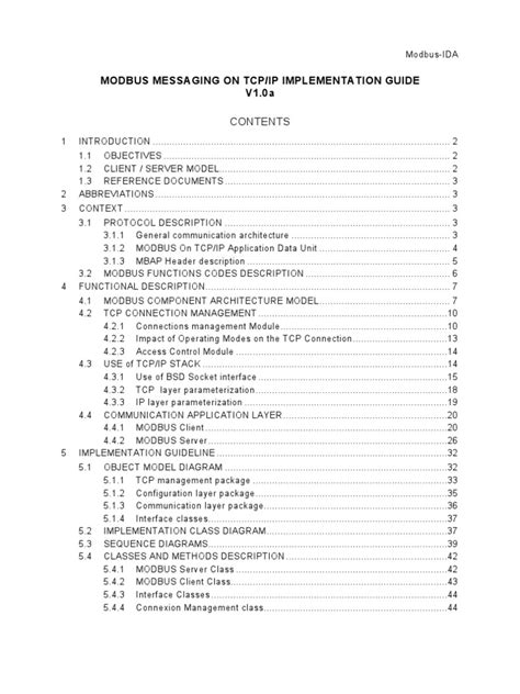 Modbus Messaging Implementation Guide V1 0a Pdf Transmission