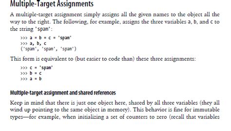 Python Multiple Target Assignments Stack Overflow