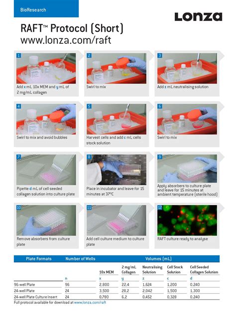 Lonzaraft™ Protocolshort 자료실 영사이언스