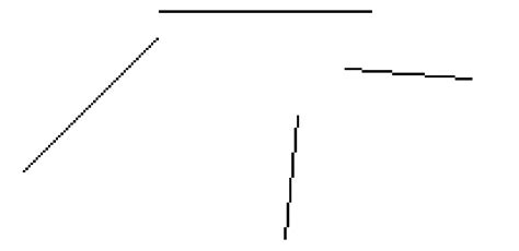 C Detect Lines Circles And Arcs In Simple Black And White Drawing Image Stack Overflow