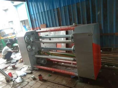 Mild Steel Bopp Tape Slitting Rewinding Machine At ₹ 90000 In Ahmedabad