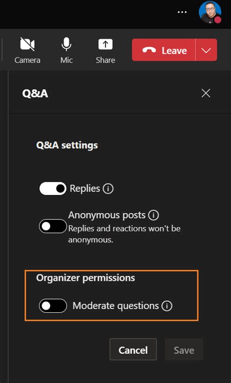 Enable Qanda In Microsoft Teams