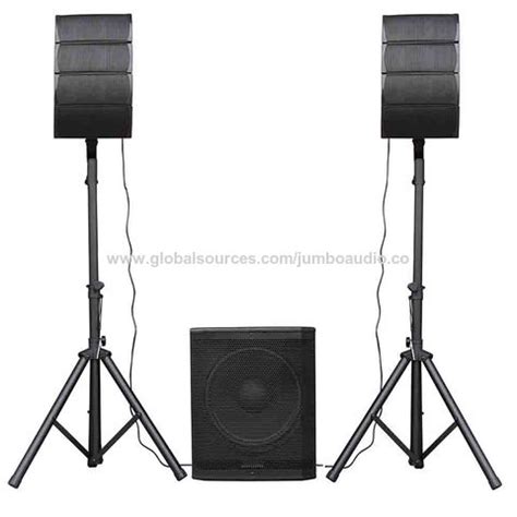 Buy Wholesale China Array Line System 1600w 15inch Subwoofer Karaoke Sets Powered 2 1 Channel Dj