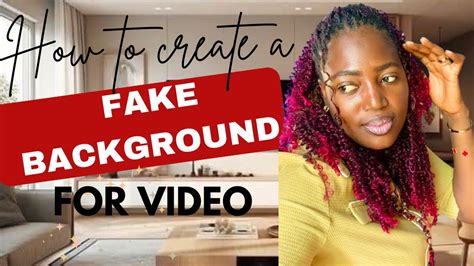 How To Create Fake Realistic Youtube Background For Free Youtube