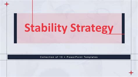 Stability Strategy Powerpoint Ppt Template Bundles Ppt Sample