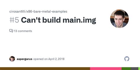can t build main img · issue 5 · cirosantilli x86 bare metal examples