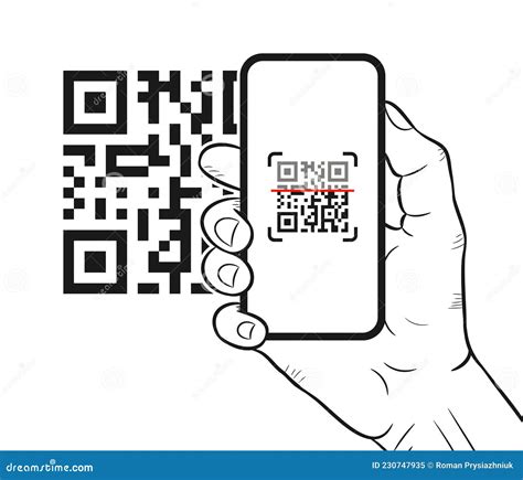Qr Code Scanning With Mobile Phone Capture Qr Code On Mobile Phone Symbol Scanning Qr Code