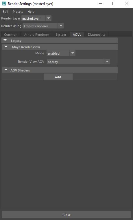 Solved Aovs Browser Missing Autodesk Community