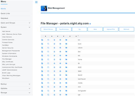 File Manager Linux Schools Documentation