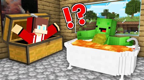 Jj Found Secret About Mikey In Minecraft Maizen Youtube