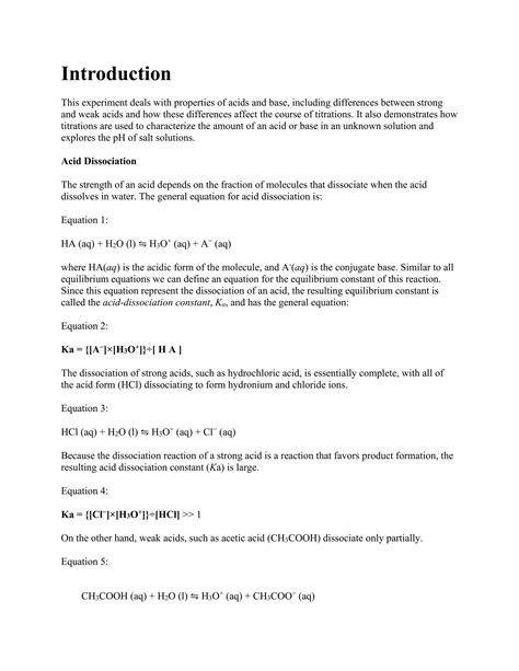 Acid Base Titrationpdf Chemistry Science