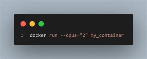 How Can I Configure Docker To Use A Specific Number Of Cpu Cores For A