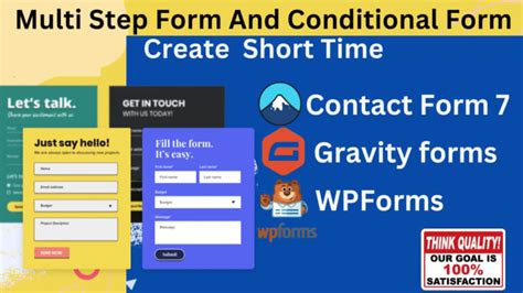 Make And Fix Contact Form And Multistep Conditional Form By Shahadat2k