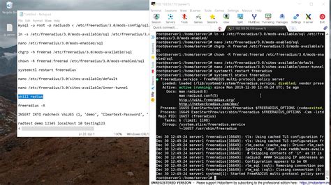 implementasi mikrotik dan mysql freeradius youtube