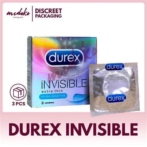 Midoko Durex Invisible Extra Thin Extra Sensitive Condoms 3s Shopee
