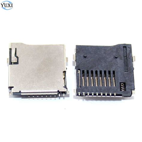 YuXi 2pcs Push Push Type TransFlash TF Micro SD Card Socket Adapter Automatic PCB Connector