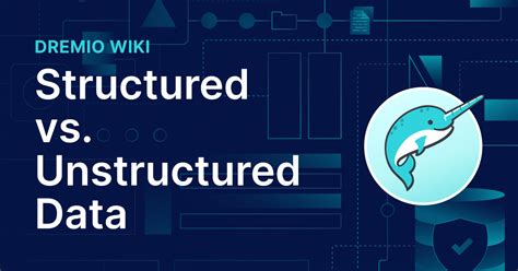 Structured Vs Unstructured Data Dremio