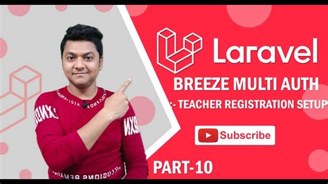 Multi Auth In Laravel Teacher Registration Setup Youtube