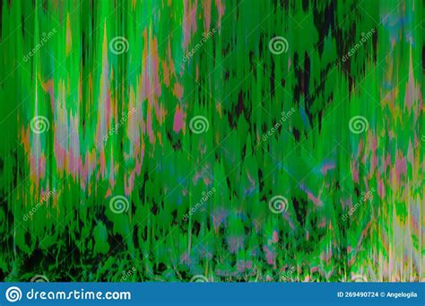 Abstract Background Made With A Digital Sensor Subjected To Sur Voltage Stock Illustration