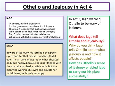 Othello Act 4 Desdemona Teaching Resources