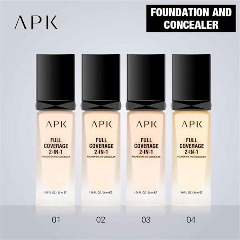 Apk Full Coverage 2 In 1 Foundation And Concealer Eshaistic Pk