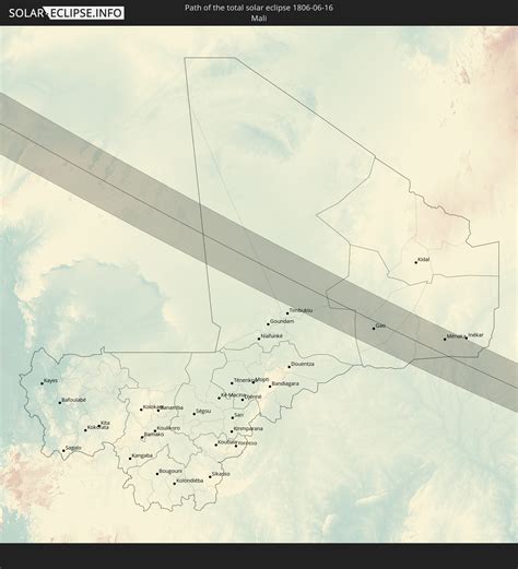 Total Solar Eclipse Of 06 16 1806