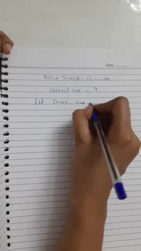 In A Test 4 Marks Are Given For Every Correct Answer And 2 Marks For Ev