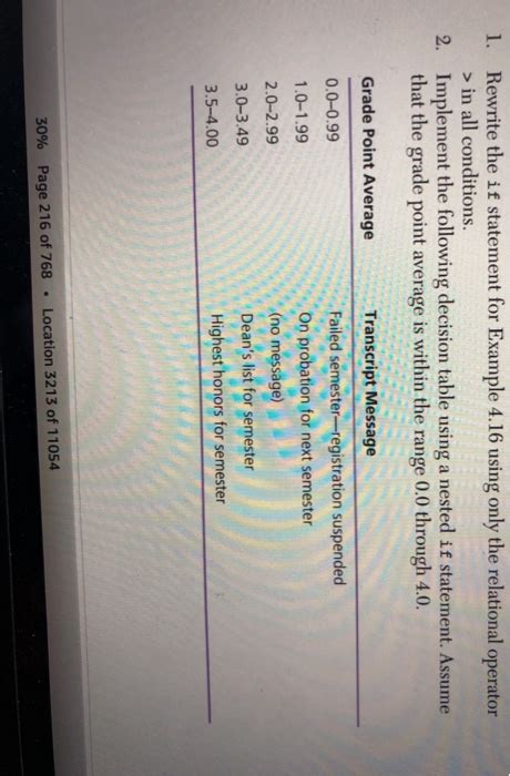 Solved 1 Rewrite The If Statement For Example 416 Using
