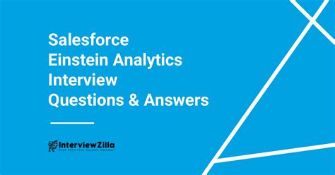 Salesforce Einstein Analytics Interview Q A InterviewZilla