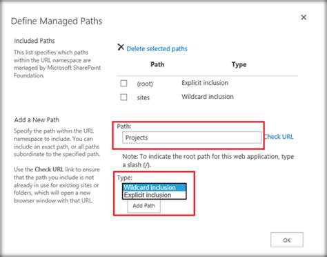 Exploring Managed Paths In Sharepoint Server 2016